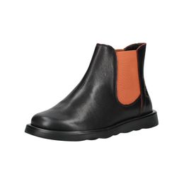 Fly London Damen Stiefelette "Fly London Stiefelette Leder/Textil", Gr. 36, schwarz, Leder, Textil, Schuhe