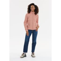 WHISTLER Damen Fleecejacke "SAMANI"braun, Gr. 36, meliert, 100% Polyester, Jacken, aus schnell trocknendem Funktionsmaterial