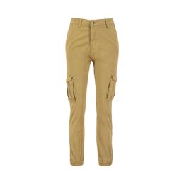 Damen Cargohose "Cargo Field Pant Women", grün, Gr. S, Alpha Industries, Obermaterial: 98% Baumwolle, 2% Elastan, Hosen