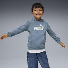 Puma Jungen Kapuzenpullover "ESS No. 1 Logo Fleece-Hoodie Jungen", blau, Gr. 104, Obermaterial: 66% Baumwolle, 34% Polyester; Kapuzenfutter: 100%