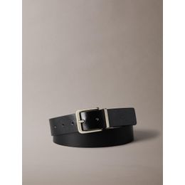 Herren Lederg&uuml;rtel "CASUAL PIN BUCKLE 35MM ADJ/REV", schwarz, Gr. 105, Calvin Klein Jeans, unifarben, Rindsleder, G&uuml;rtel