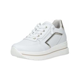 Nero Giardini Damen Sneaker "Nero Giardini Sneaker Lederimitat/Textil", Gr. 41, weiß, Lederimitat, Textil, Schuhe