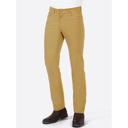Br&uuml;hl BR&Uuml;HL Herren 5-Pocket-Hose, gelb, Gr. 48, unifarben, 97% Baumwolle, 3% Elasthan, Hosen