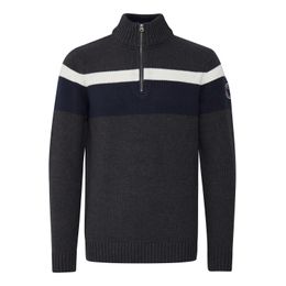 FQ1924 Herren Troyer "Troyer FQEdvin", grau, Gr. L, unifarben, Obermaterial: 60% Baumwolle CO. 40% Polyacryl PAN., Pullover