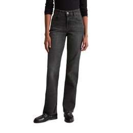 Marc O'Polo MARC O'POLO Damen Schlagjeans "aus Organic-Cotton-Mix-Stretch", grau, Gr. 30, unifarben, Obermaterial: 86% Baumwolle, 12% Polyester, 2% Elasthan,