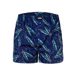 Happy Shorts Herren Webboxer "Web-Boxershorts 1er Pack", Gr. Ltropical leaves, Obermaterial: 100% Baumwolle CO., Unterhosen