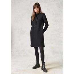 Cecil Damen Sweatkleid, grau, Gr. L, unifarben, Stoff, 82% Polyester, 14% Viskose, 4% Elasthan, Kleider, knielang