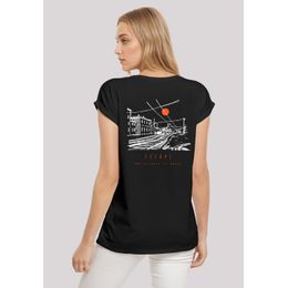 F4NT4STIC Damen T-Shirt "Discover the World Train Station", schwarz, Gr. 5XL, Obermaterial: 100% Baumwolle, Shirts, Premium Qualit&auml;t, ESCAPE