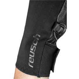 Reusch Damen Skihandschuhe "Track-X TOUCH-TEC", schwarz, Gr. 10,5, unifarben, 60% Polyester, 40% Rindsleder, Handschuhe, mit winddichter,