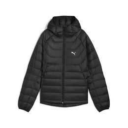 Puma Damen Daunenjacke "PACKLITE Daunenjacke mit Kapuze Damen", schwarz, Gr. XXS, Obermaterial: 100% Polyester; Futter: 100% Polyester; F&uuml;llung: 10%