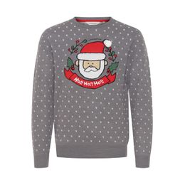11 Project Herren Strickpullover "Strickjacke PRJulius", grau, Gr. M, Obermaterial: 100% Polyacryl PAN., Strickjacken
