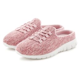 Vivance Damen Hausschuh "Sneaker", Gr. 42, rosa, Obermaterial: 100% Textilmaterial. Decksohle: 100% Textilmaterial. Futter: 100% Textilmaterial.