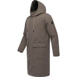 Ragwear Herren Wintermantel "Mr Them Long", braun, Gr. XXL, Obermaterial: 100% Polyester; Innenfutter: 100% Polyester; Wattierung: 100% Polyester,