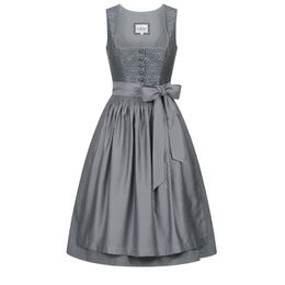 N&uuml;bler N&Uuml;BLER Damen Dirndl "Dirndl midi Galina", blau, Gr. 50, Obermaterial: 100% Polyester PES., Kleider