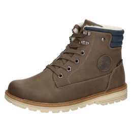 Lico Herren Winterstiefel "Freizeitschuh Magnus", Gr. 40, gr&uuml;n, Synthetik, Schuhe