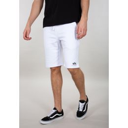 Herren Sweatshorts "Basic Short SL", weiß, Gr. XXXL, Alpha Industries, Obermaterial: 80% Baumwolle, 20% Polyester, Hosen