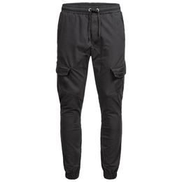 Herren Cargohose "ASComfi", grau, Gr. 33, Alessandro Salvarini, Obermaterial: 98% Baumwolle, 2% Elasthan, Hosen, mit Rei&szlig;verschluss Taschen