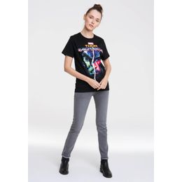 logoshirt Damen T-Shirt "Marvel Comics", bunt, Gr. M, bedruckt, 100% Baumwolle, Shirts, mit lizenzierten Design