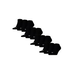 Puma Herren Sneakersocken "Socken Sneaker Plain 12P 12er Pack", Gr. 43, schwarz, Obermaterial: 66% Baumwolle CO. 18% Polyamid PA. 14% Polyester PES.