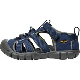 Keen M&auml;dchen Sandale "SEACAMP II CNX", Gr. 25, blau, Synthetik, Schuhe
