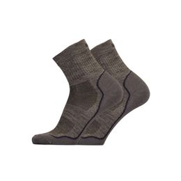 UphillSport Damen Socken, Gr. 43, grau, 50% Polyamid, 48% Wolle, 2% Elasthan, unifarben, Socken, ohne reibende N&auml;hte
