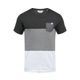!Solid SOLID Herren Rundhalsshirt "Rundhalsshirt SDMalte", grau, Gr. XL, Obermaterial: 100% Baumwolle CO., Shirts