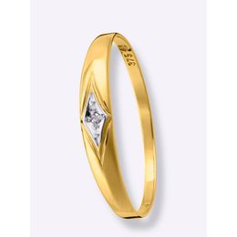 Lady Damen Fingerring, 18, Metall, gold, Metall, Fingerringe