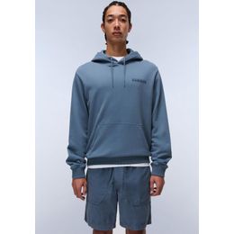 Kapuzensweatshirt Napapijri "B-SOVANA H", Herren, Gr. L, stormy weat g1y, Sweatware, Obermaterial: 100% Baumwolle, unifarben, regular fit normal, Rundhals, eingesetzt Bündchen, Sweatshirts, Mit Rundhalsausschnitt; mit Kängurutasche