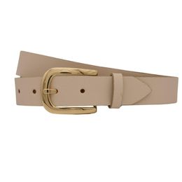 AnnaMatoni Damen Lederg&uuml;rtel "AnnaMatoni Lederg&uuml;rtel Flora Lederg&uuml;rtel Flora", beige, Gr. 110, 100% Leder, G&uuml;rtel