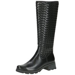 Caprice Damen Stiefel "Caprice Stiefel Leder/Synthetik", Gr. 40,5, schwarz, Leder, Synthetik, Schuhe