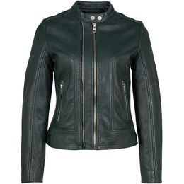 Mauritius Damen Lederjacke "G2WWeda SF", gr&uuml;n, Gr. XS, unifarben, Obermaterial: 100% Schafsleder. Futter: 100% Baumwolle. &Auml;rmelfutter: 100%