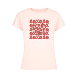 F4NT4STIC Damen T-Shirt "XOXO Herz Love", pink, Gr. XXL, Obermaterial: 100% Baumwolle, Shirts, Premium Qualit&auml;t