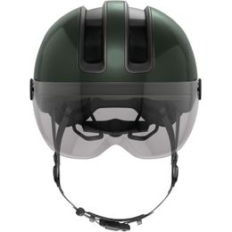 Abus Fahrradhelm "HUD-Y ACE", S Kopfumfang: 51cm - 55cm, gr&uuml;n, Helme