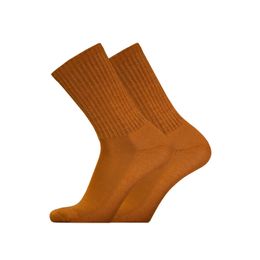 UphillSport Jungen Socken "MERINO SPORT 2er Pack", Gr. 39, orange, 64% Wolle, 34% Polyamid, 2% Elasthan, unifarben, Socken, in atmungsaktiver Qualit&auml;t
