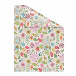 Fensterfolie, B:50cm L:100cm, bunt, LICHTBLICK ORIGINAL, PVC, Fensterfolien, "Blumen"