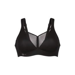 Anita active Damen Bustier "BH Air Control 1er Pack", Gr. 75, schwarz, Obermaterial: 49% Polyamid PA. 39% Polyester PES. 12% Elasthan EL., BHs