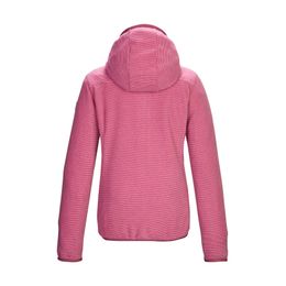 Killtec M&auml;dchen Fleecejacke "KOW 245 GRLS FLC JCKT"himbeere, Gr. 140, Obermaterial: 100% Polyester, Jacken, Gestreifte Fleecejacke mit Kapuze,