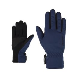 Ziener Kinder Multisporthandschuhe "LIMPORT-Z JUNIOR", blau, Gr. 6,5, Materialmix, Handschuhe, warm, winddicht, wasserabweisend, atmungsaktiv,