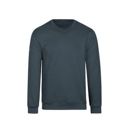 TRIGEMA Damen Sweatshirt "TRIGEMA Sweatshirt", grau, Basic, Gr. M, 70% Baumwolle, 30% Polyester, Sweatshirts