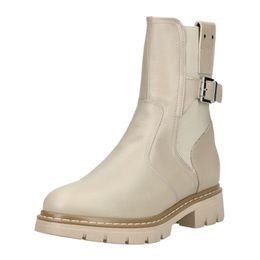 Nero Giardini Damen Stiefelette "Nero Giardini Stiefelette Leder/Textil", Gr. 38, beige, Leder, Textil, Schuhe