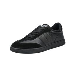 Steve Madden Herren Sneaker "Steve Madden Sneaker Leder", Gr. 41, schwarz, Leder, Schuhe