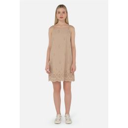 FRESHLIONS Damen Jerseykleid "Ella", beige, Gr. L, 100% Baumwolle, Kleider, mit atmungsaktiver Eigenschaft