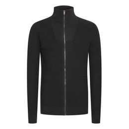 !Solid SOLID Herren Strickjacke "Strickjacke SDRECONE", schwarz, Gr. M, Obermaterial: 70% Baumwolle CO recyc.. 30% Polyester Pol. recyc.., Strickjacken