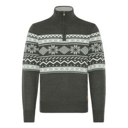 Blend Herren Troyer "Troyer BHNolan"charcoal mix, Gr. M, Obermaterial: 100% Polyacryl PAN., Pullover