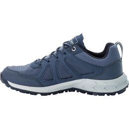 Jack Wolfskin Damen Wanderschuh "WOODLAND 2 TEXAPORE LOW W", Gr. 7,5, grau, Obermaterial:Synthetic / Futter: Textile TEXAPORE CORE / Sohle: Rubber /