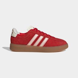 Damen Sneaker "GRAND COURT 2.0", adidas Sportswear, Gr. 42better scarlet, wonder quartz, sanftes wei&szlig;, Leder, Synthetik, Schuhe