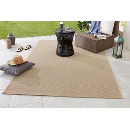 Teppich Hanse Home, B:120cm H:8mm L:170cm, beige, Kunstfaser, Wohnzimmer, Teppiche, "Match", In-& Outdoor, Kurzflor, L&auml;ufer, Modern, Unifarben,