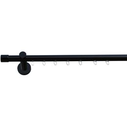 Gardinenstange OTTO HOME, L:320cm &Oslash;:20mm, schwarz, Wohnzimmer, Gardinenstangen, "TANBUL", Innenlauf Komplett-Set inkl. Gleitern und Montagematerial