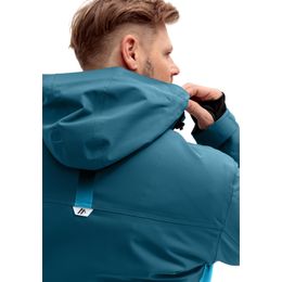 Maier Sports Herren Skijacke "Lanciano M", blau, Gr. 54, 100% Polyester, Jacken, Herren Winterjacke wattiert u. wasserdicht