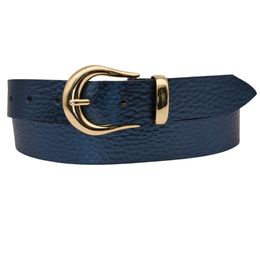 AnnaMatoni Damen Lederg&uuml;rtel "AnnaMatoni Lederg&uuml;rtel Lana Lederg&uuml;rtel Lana", blau, Gr. 100, 100% Leder, G&uuml;rtel